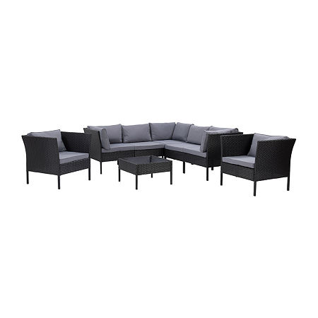 Click here for Parksville Patio Collection 6-Piece Sectional Set... prices
