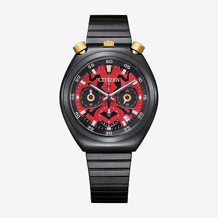 Click here for Citizen Mens Chronograph Star Wars Darth Maul Blac... prices