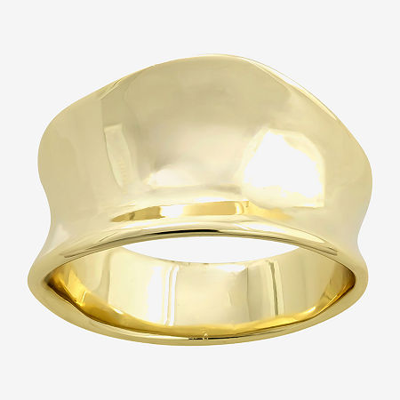 Click here for Sparkle Allure Womens 6MM 14K Gold Over Brass Band... prices