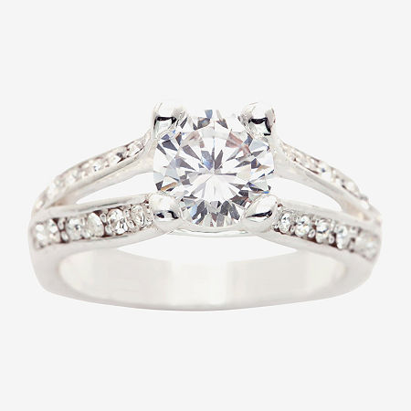 Click here for Sparkle Allure Split Shank Solitaire Womens Cubic... prices