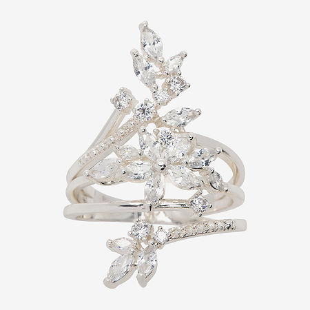 Click here for Sparkle Allure Wrap Womens Cubic Zirconia Pure Sil... prices