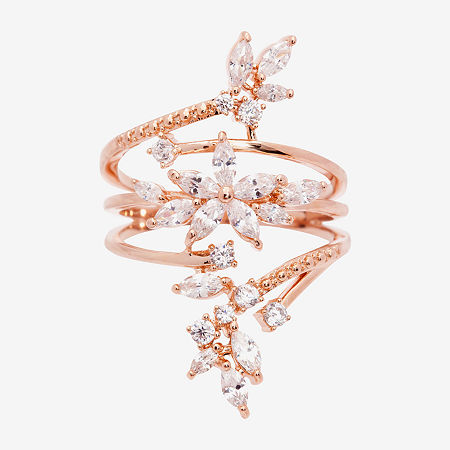 Click here for Sparkle Allure Wrap Womens Cubic Zirconia 18K Rose... prices