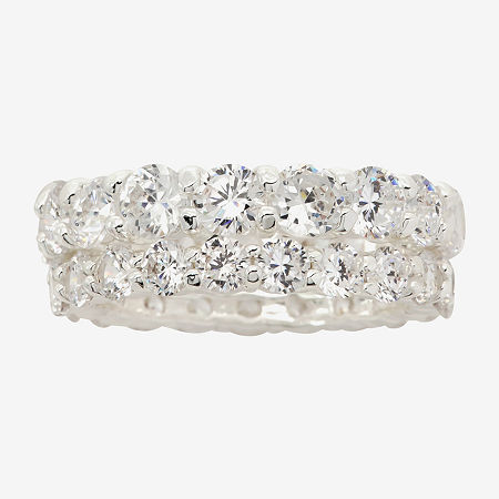 Click here for Sparkle Allure Stackable Womens Cubic Zirconia Pur... prices