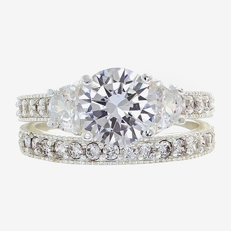 Click here for Sparkle Allure Womens Cubic Zirconia Pure Silver O... prices