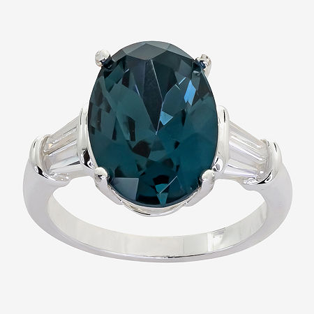 Click here for Sparkle Allure Womens Blue Cubic Zirconia Pure Sil... prices