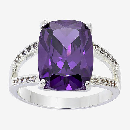 Click here for Sparkle Allure Split Shank Womens Purple Cubic Zir... prices
