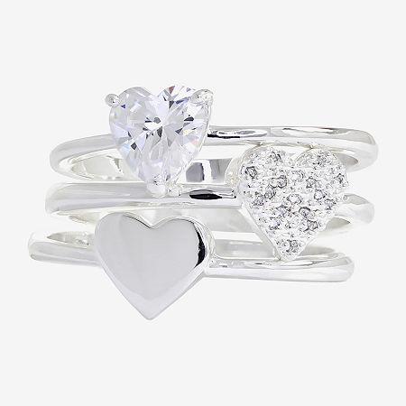 Click here for Sparkle Allure Womens Cubic Zirconia Pure Silver O... prices