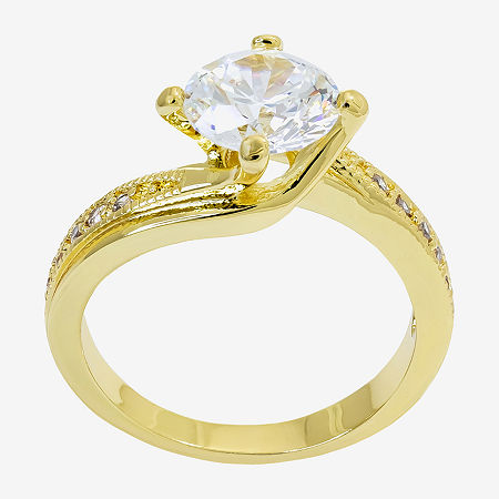 Click here for Sparkle Allure Solitaire Bypass Womens Cubic Zirco... prices