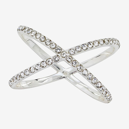 Click here for Sparkle Allure Womens 2.5MM Crystal Pure Silver Ov... prices