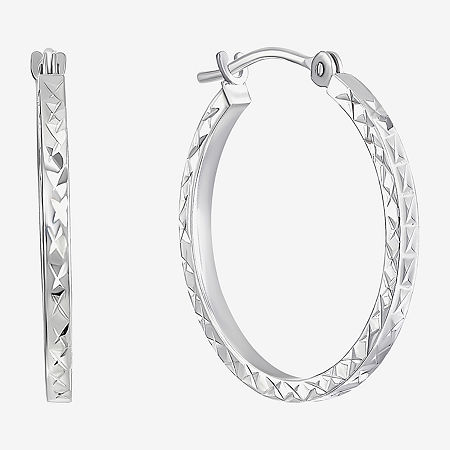Click here for 14K Gold Square-Cut Hoop Earrings  One Size prices