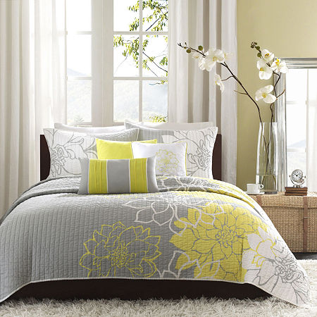 Click here for Madison Park Lola Reversible 6-Pc. Quilt Set  Full... prices
