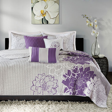 Click here for Madison Park Lola Reversible 6-Pc. Quilt Set  Full... prices