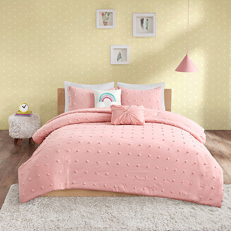 Click here for Intelligent Design Callie Pom Pom 4-Pc. Comforter... prices