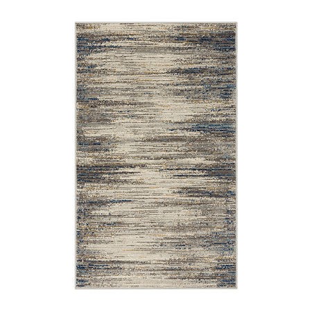Click here for Mohawk Home Furie Stripe Light Grey Area Rug prices