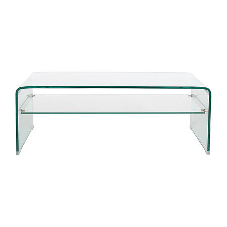 Click here for Salim Glass Coffee Table  One Size  White prices