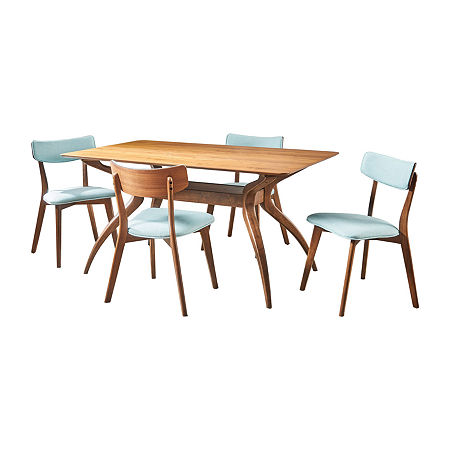 Click here for Nissie 5-pc. Rectangular Dining Set  One Size  Blu... prices