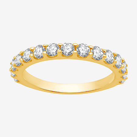 Click here for 1 CT.T.W. Lab-Grown Diamond Wedding Band in 10K or... prices