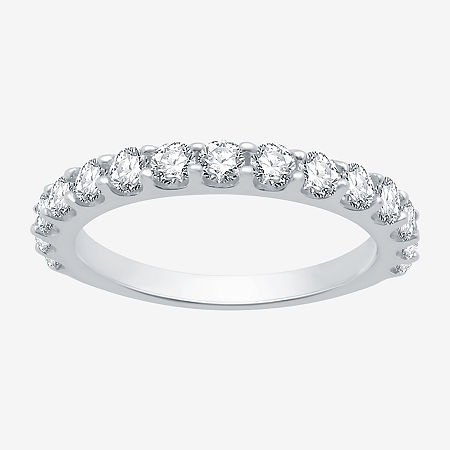 Click here for 1 CT.T.W. Lab-Grown Diamond Wedding Band in 10K or... prices