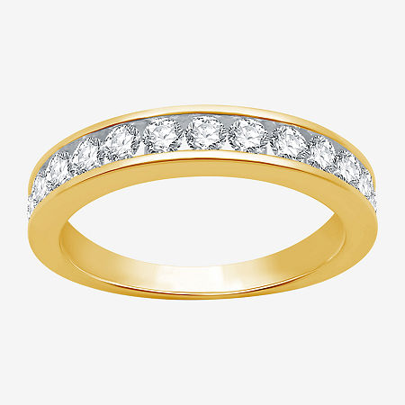 Click here for 1 CT. T.W. Lab-Grown Diamond Wedding Band in 10K o... prices