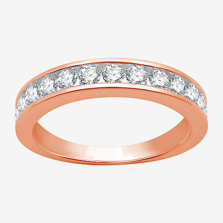 Click here for 1 CT. T.W. Lab-Grown Diamond Wedding Band in 10K o... prices