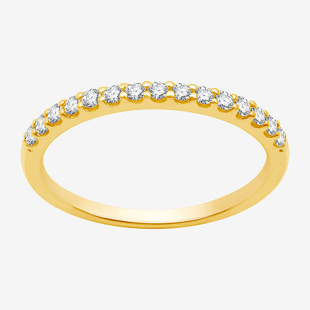 Click here for 1/4 CT. T.W. Lab Grown White Diamond 10K Gold Wedd... prices
