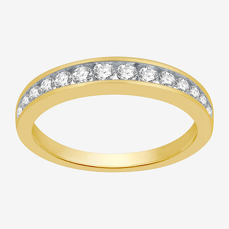 Click here for 1/2 CT. T.W. Lab-Grown Diamond Wedding Band in 10K... prices