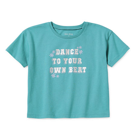 Click here for Okie Dokie Active Girls Round Neck Short Sleeve Ac... prices