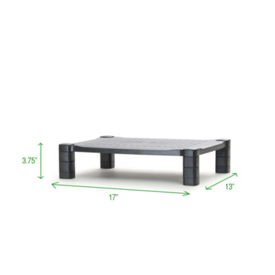 Mind Reader 'Guide' Adjustable Plastic Monitor/ Laptop Stand, Black