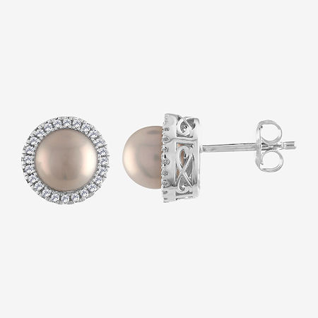 Click here for Cultured Freshwater Pearl & Lab-Created White Sapp... prices