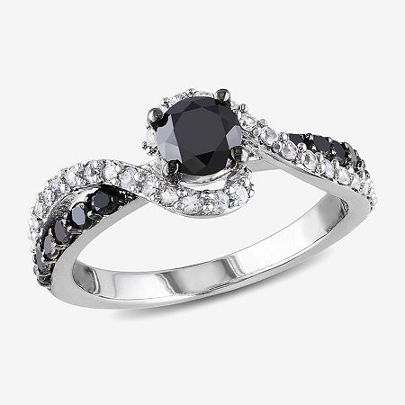 Click here for Womens 3/4 CT. T.W. Color-Enhanced Round Black Dia... prices