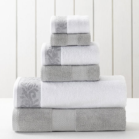 Click here for Modern Threads 6-pc. Bath Towel Set  One Size  Gra... prices
