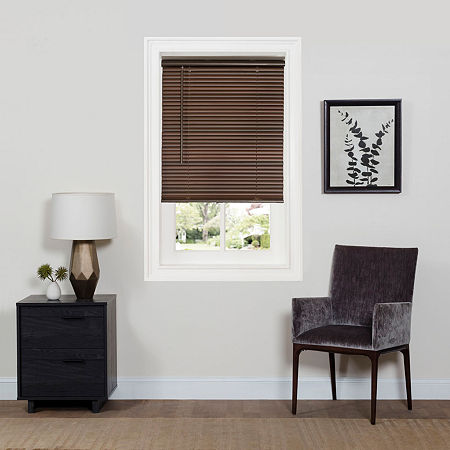 Achim Gii Deluxe SundownCordless Room Darkening 1 Mini Blind  23 x 64 - Mahogany