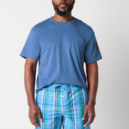 Click here for St. Johns Bay Mens Crew Neck Short Sleeve Pajama T... prices