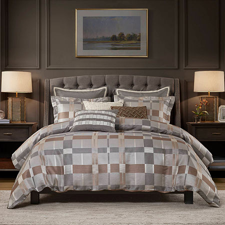 Madison Park Signature Prescott Jacquard Oversized Duvet Style Comforter Sets