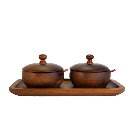 Click here for BergHOFF Acacia Wooden 5-pc. Stackable Spice Holde... prices