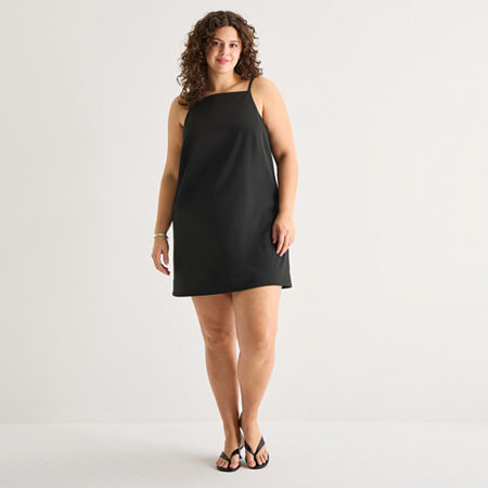 Click here for a.n.a Womens Plus Sleeveless Apron Tank Dress  18w... prices