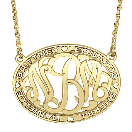 Click here for Personalized 14K Gold Over Sterling Silver Family... prices