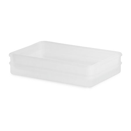 Click here for Fieldcrest Frosted Glass Soap Dish  One Size  Gree... prices