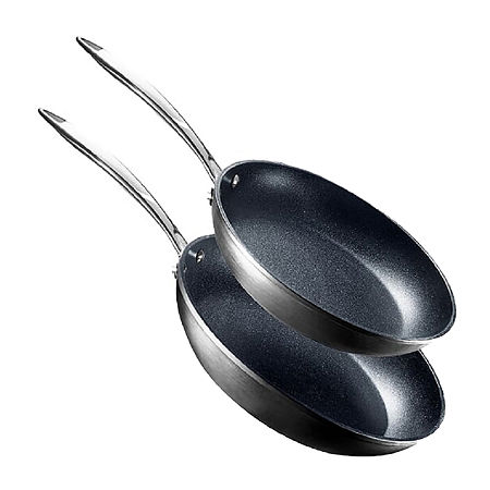 Granitestone Professional 2-Piece Nonstick Fry Pan Set - Black