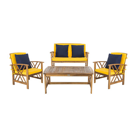 Fontana 4Pc Outdoor Seating Set - Yellow