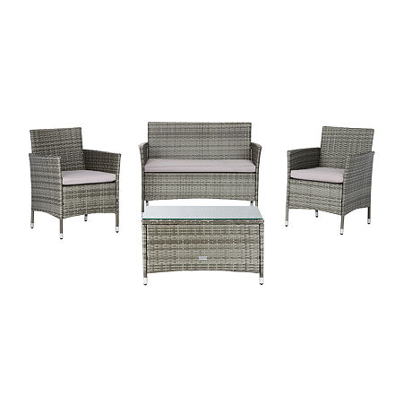 Click here for Bandele 4PC Outdoor Living Set - Grey prices