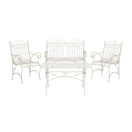 Click here for Leah Patio 4-pc. Iron Conversation Set  One Size... prices