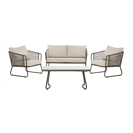 Click here for Benjin Patio Collection 4-pc. Conversation Set Wea... prices