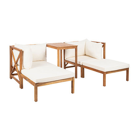 Click here for Safavieh Ronson Five Piece Outdoor Sectional Set prices