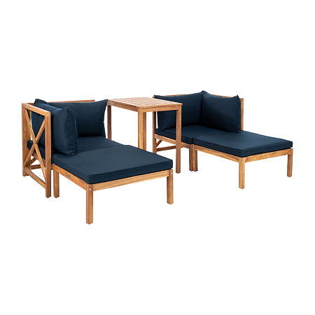 Click here for Safavieh Ronson Five Piece Outdoor Sectional Set prices