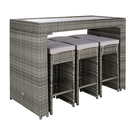 Click here for Safavieh Horus Seven Piece Outdoor Dining Set prices