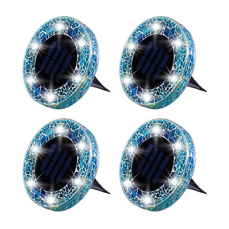 Click here for Bell + Howell Solar Powered Mosaic Disk Light with... prices