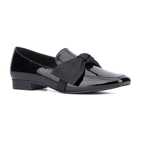 Click here for Womens Dominca Loafer - Black patent prices