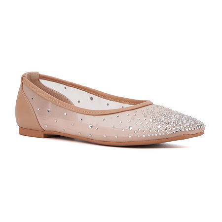 Click here for New York & Company Priya Womens Square Ballet Flat... prices