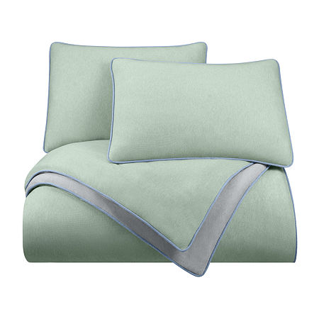 Click here for Vellux Snuggle Midweight Reversible Comforter Set... prices